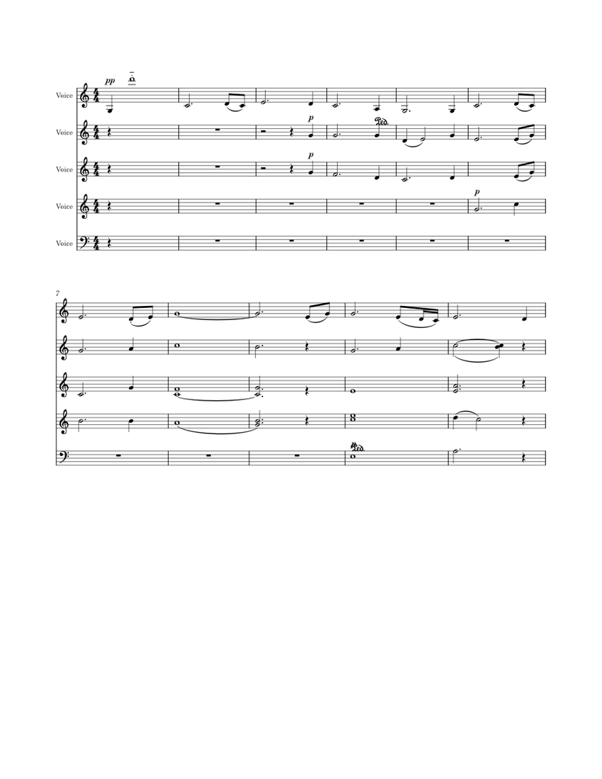 Amazing Grace - SATB - McKay - piano tutorial