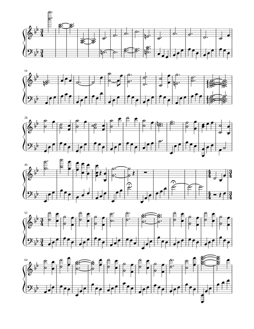 Alpha Minecraft Volume Beta (edited) Sheet music for Piano (Solo ...