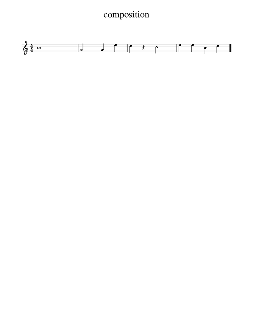 composition Sheet music for Piano (Solo) Easy | Musescore.com