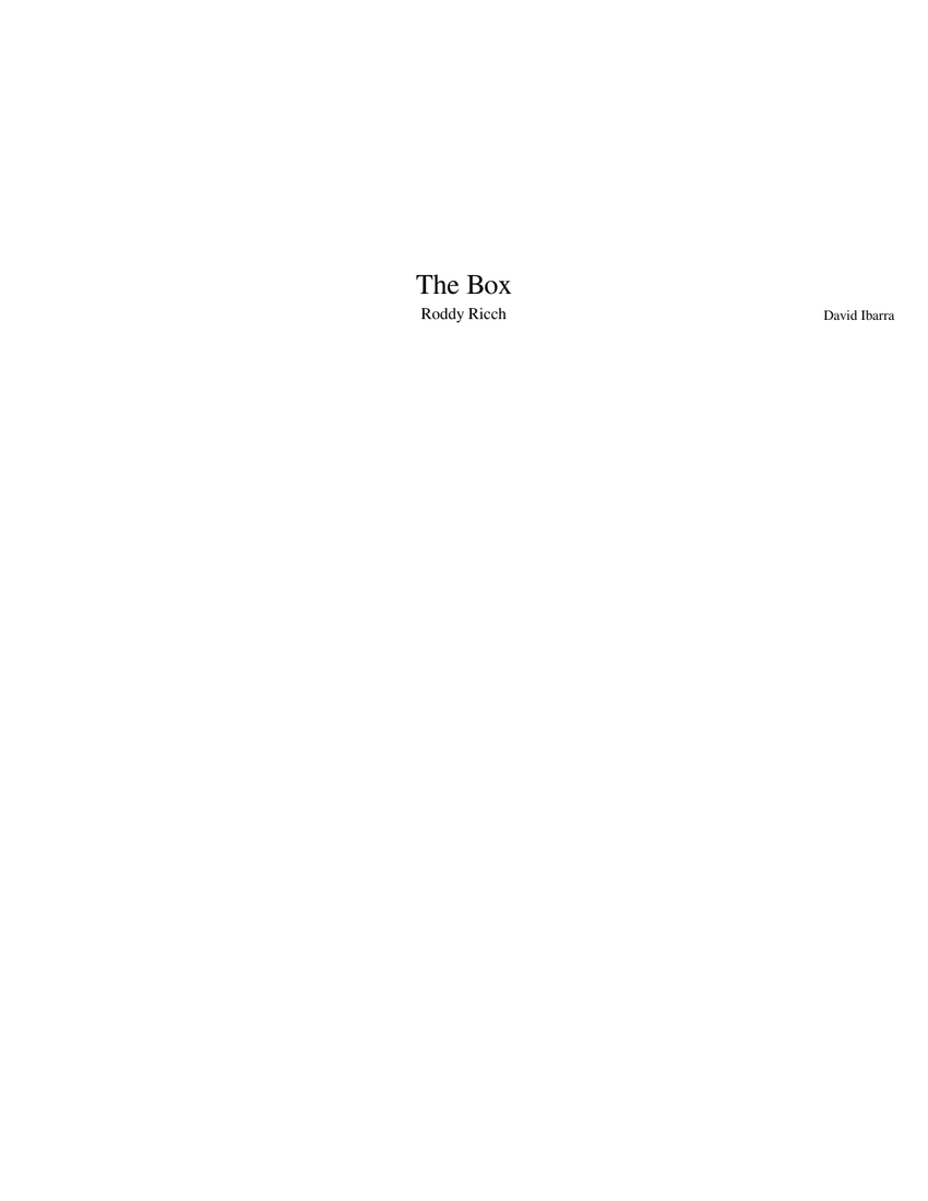 The Box Sheet music for Trombone, Euphonium, Tuba, Flute & more ...