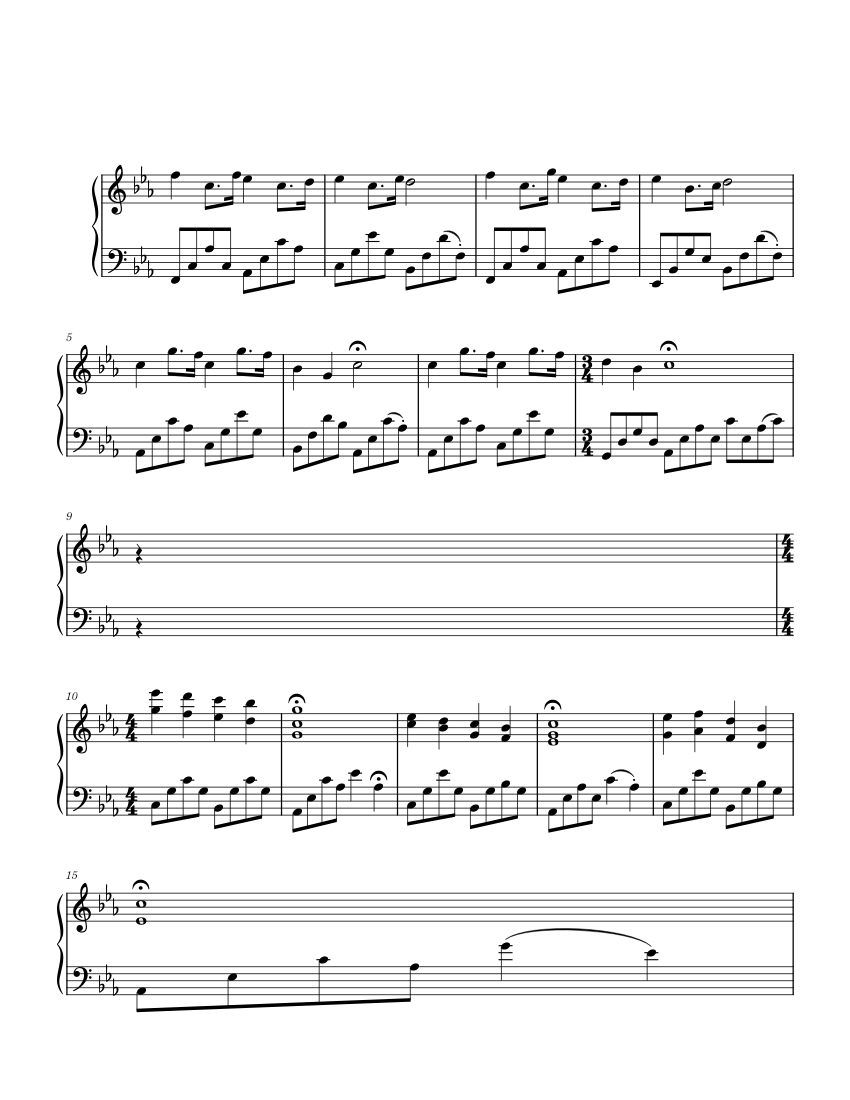 In this moment Sheet Music for Piano (Solo) Easy | MuseScore.com