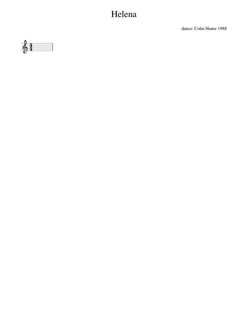 Helena Sheet music for Piano (Solo) | Musescore.com