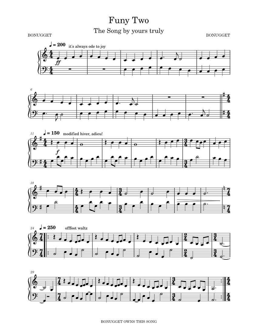 Fun Bonugget 2 - piano tutorial