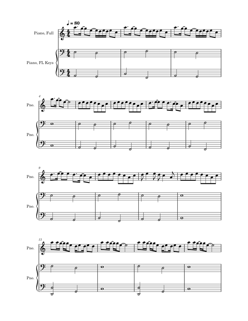 Oliver Tree - Life Goes On Sheet Music for Piano (Solo) | MuseScore.com