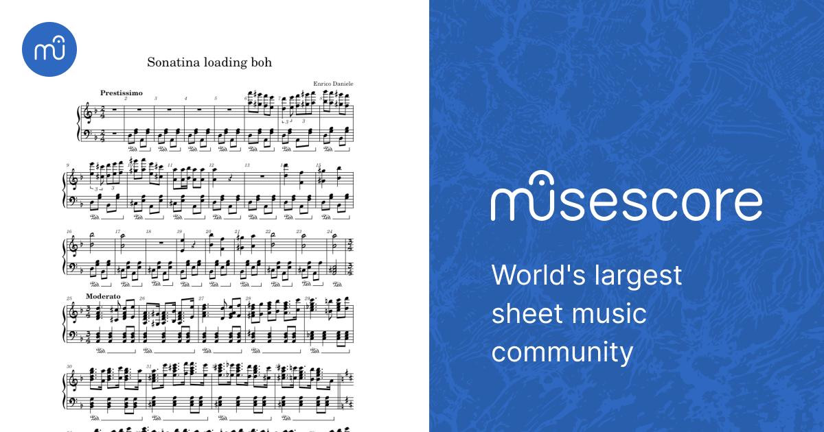 sonatina loading boh idea Sheet music for Piano (Solo) | Musescore.com