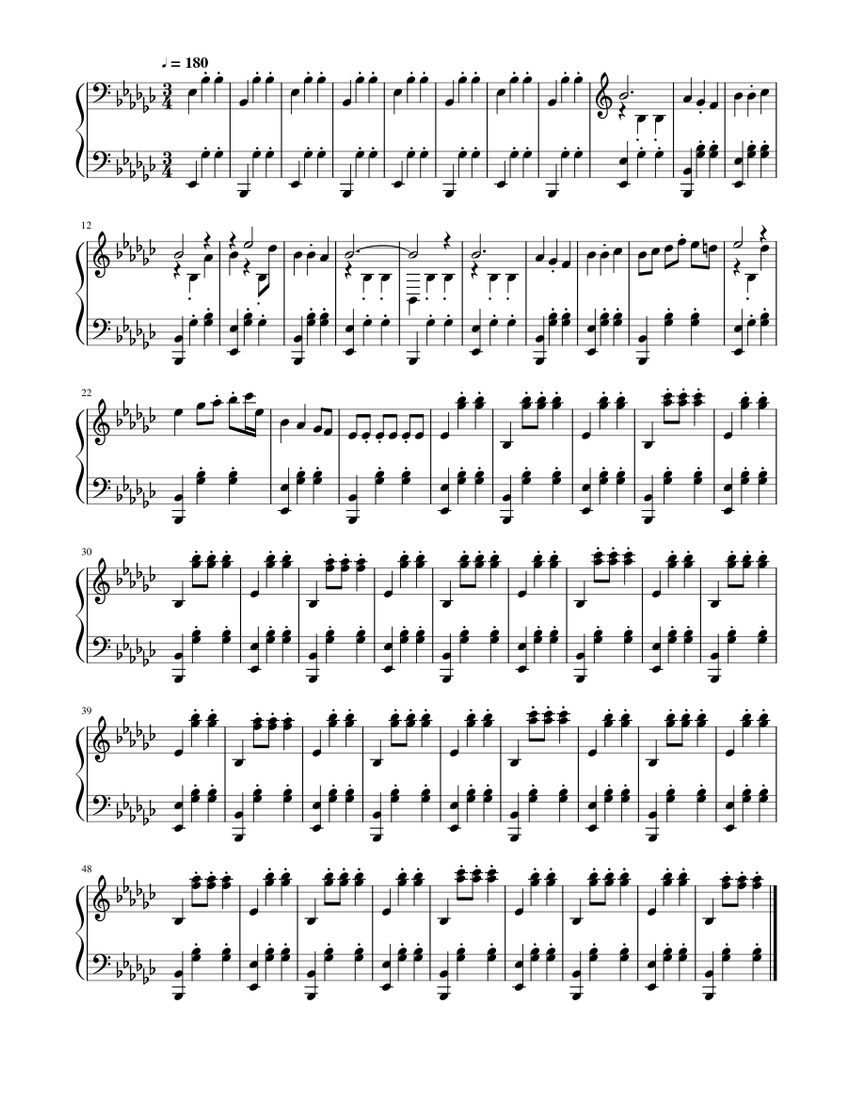 Lucy Fir's Waltz #2 Sheet music for Piano (Solo) | Musescore.com