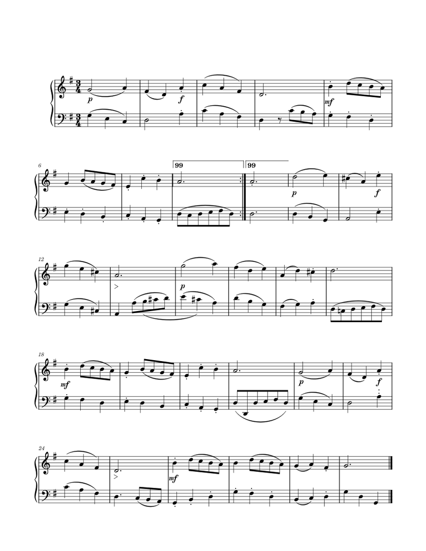 70aef6652d5cf8df4ec819a85d8ec820439a1549 Sheet music for Piano (Solo ...
