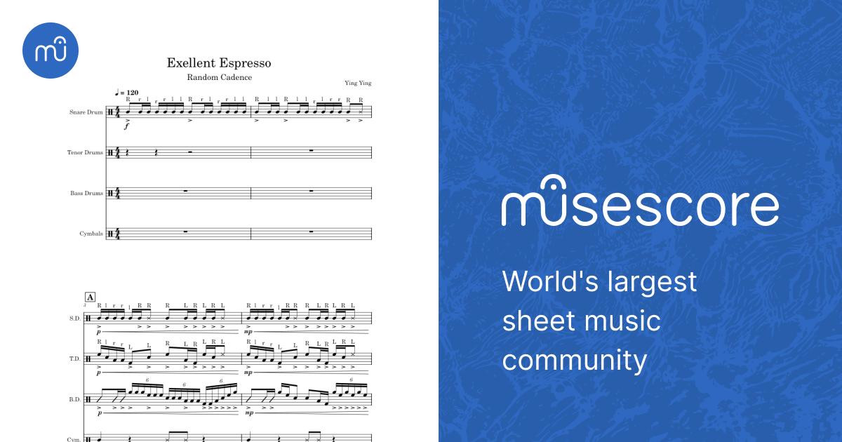 Exellent Espresso(finished.fr.fr) Sheet music for Tuba, Synthesizer ...