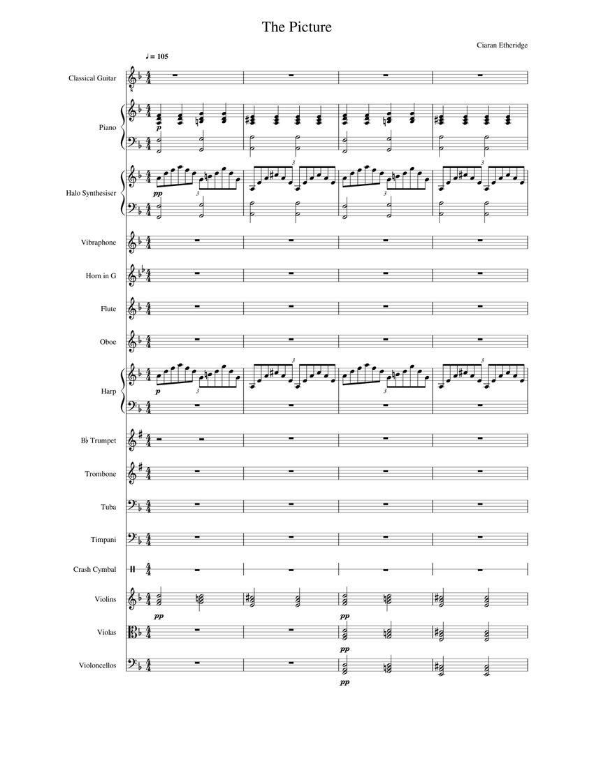 The Picture Final Sheet music for Piano, Trombone, Tuba, Flute & more ...
