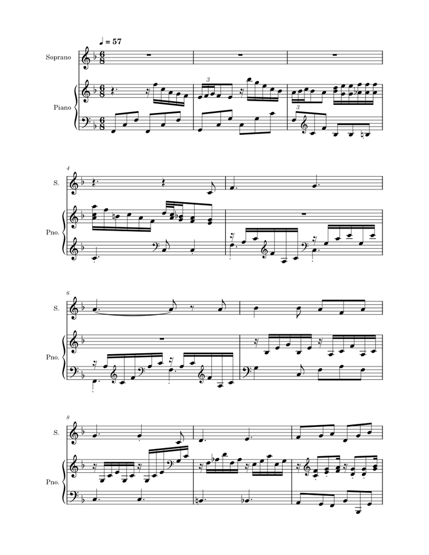 159194-Plaisir damour Piacer damor Sheet music for Piano, Synthesizer (Mixed Duet) | Musescore.com