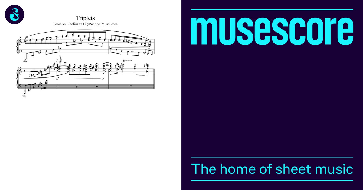 MuseScore "Triplets" Sheet music for Piano (Solo) | Musescore.com