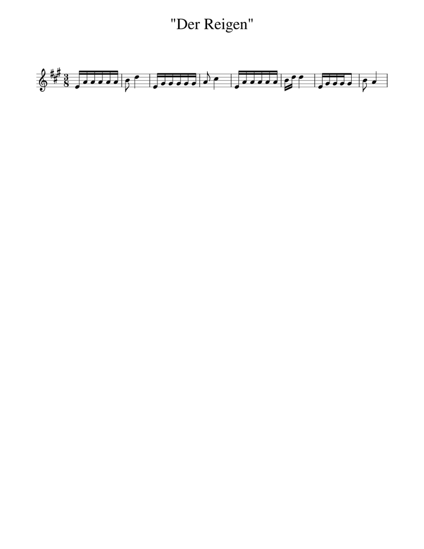 "Der Reigen" Sheet Music for Piano (Solo) Easy | MuseScore.com