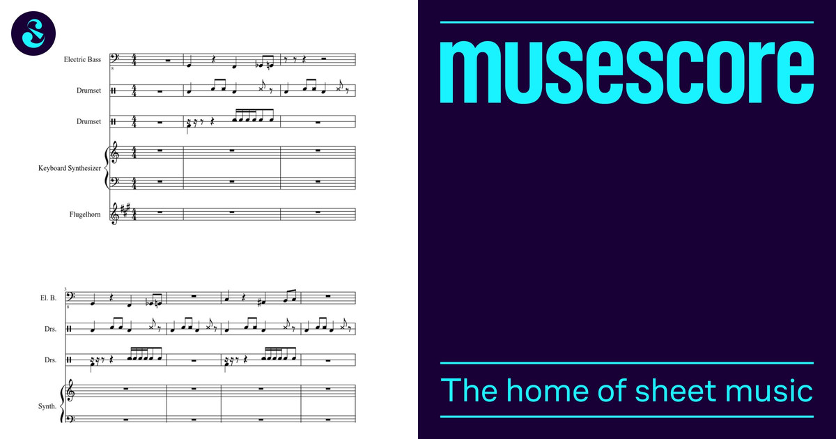 rust belt Sheet Music for Flugelhorn, Bass guitar, Drum group ...