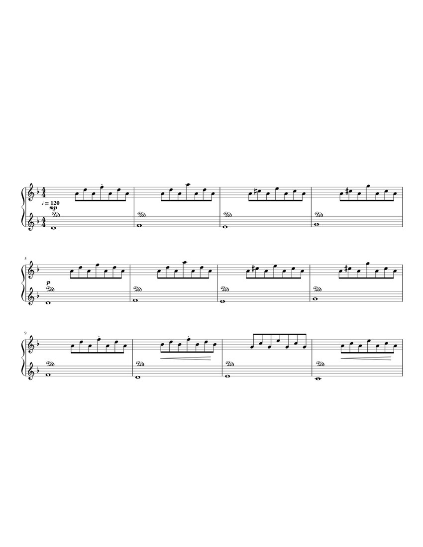 score1 Sheet Music for Piano (Solo) easy | MuseScore.com