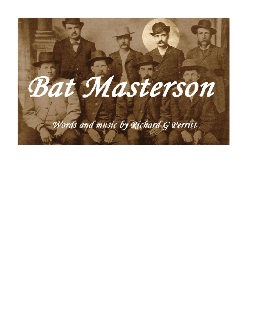 Bat Masterson Sheet Music for Vocals, Cello, Guitar, Bass guitar & more ...