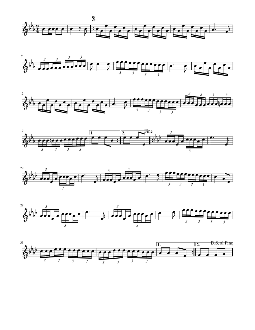 Polka 1 Sheet music for Cornet (Solo) | Musescore.com