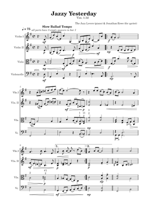 Play Official version of Yesterday Sheet Music by The Beatles for ...