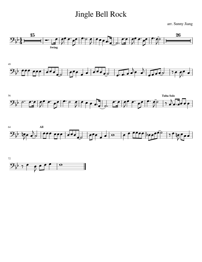 Jingle Bell Rock - piano tutorial