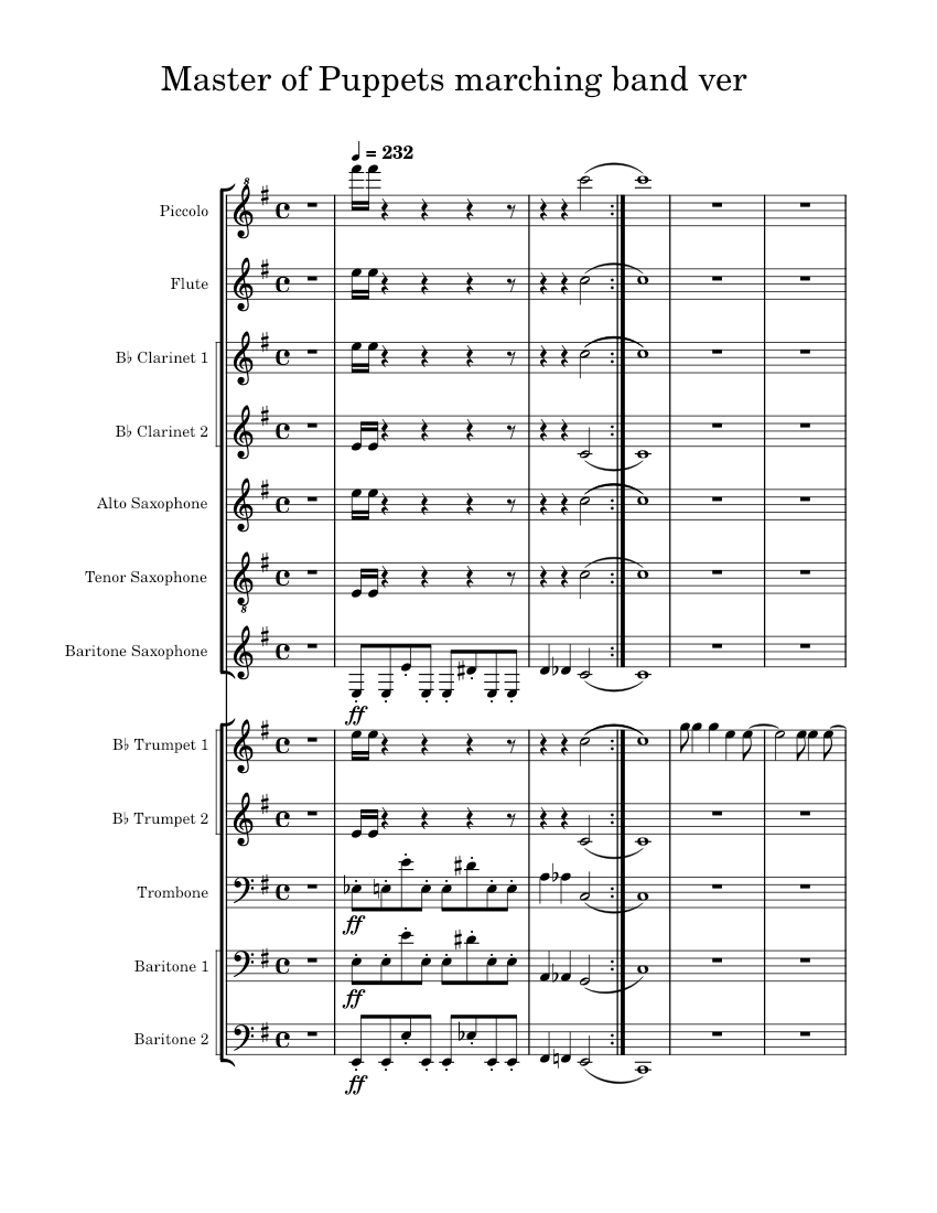 Master of puppets – Metallica Master_of_Puppets_marching_band_ver Sheet ...