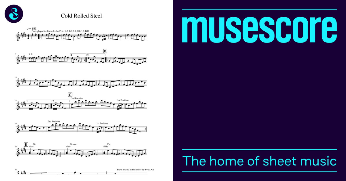 Cold Rolled Steel Sheet music for Piano (Solo) | Musescore.com