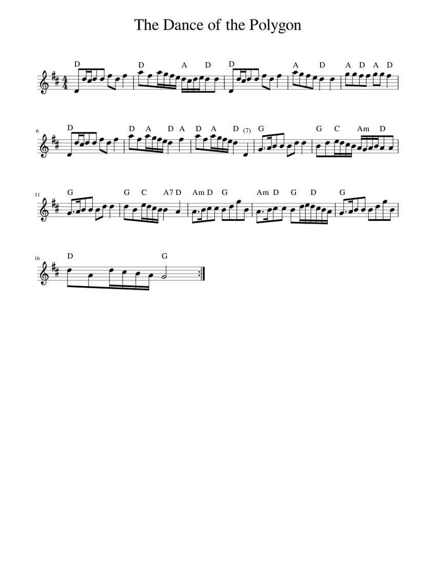 The Dance of the Polygon Sheet music for Piano (Solo) Easy | Musescore.com
