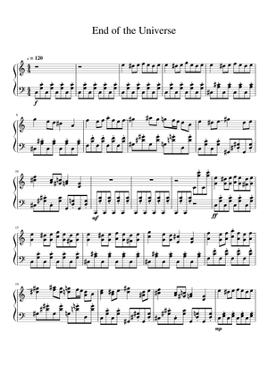 End of the Universe – Gooseworx (From Little Runmo) Sheet Music for ...