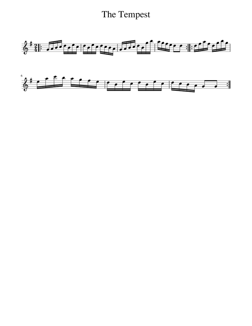 The Tempest Sheet music for Piano (Solo) | Musescore.com