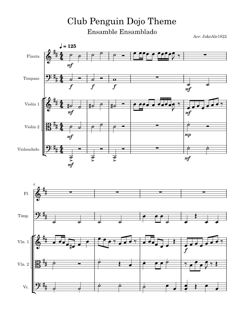 Dojo Theme Club Penguin – Chris Hendricks Club Penguin Dojo Theme Sheet ...