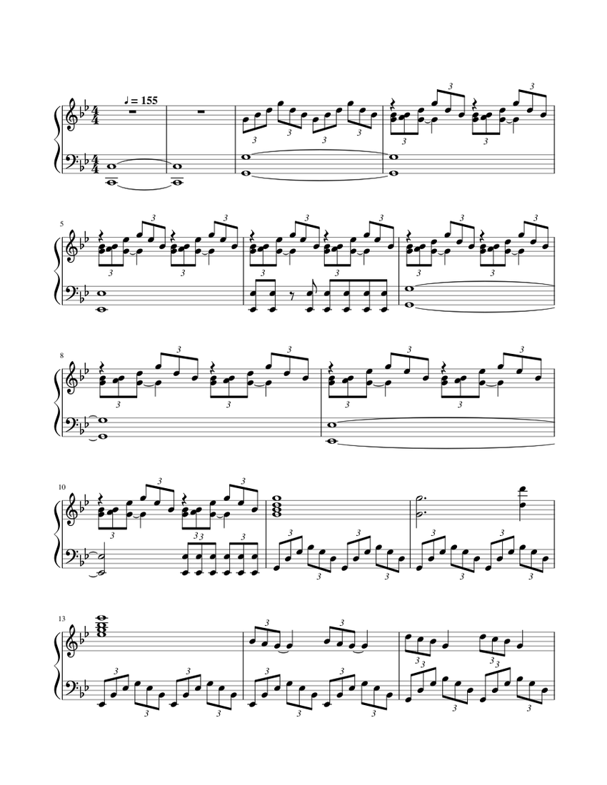 Thor: Ragnarok - Main Theme - Mark Mothersbaugh - Piano Solo Sheet music for Piano (Solo ...