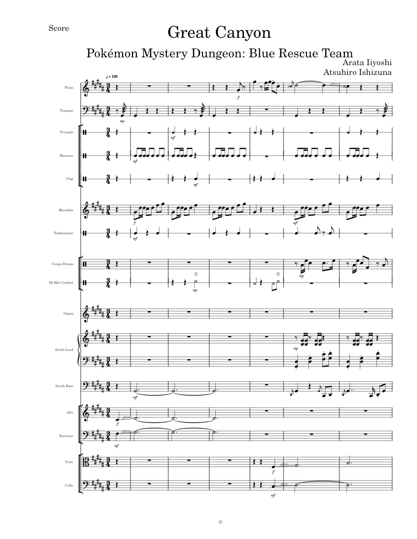 Great Canyon (Pokémon Mystery Dungeon: Blue Rescue Team) - Transcribed ...