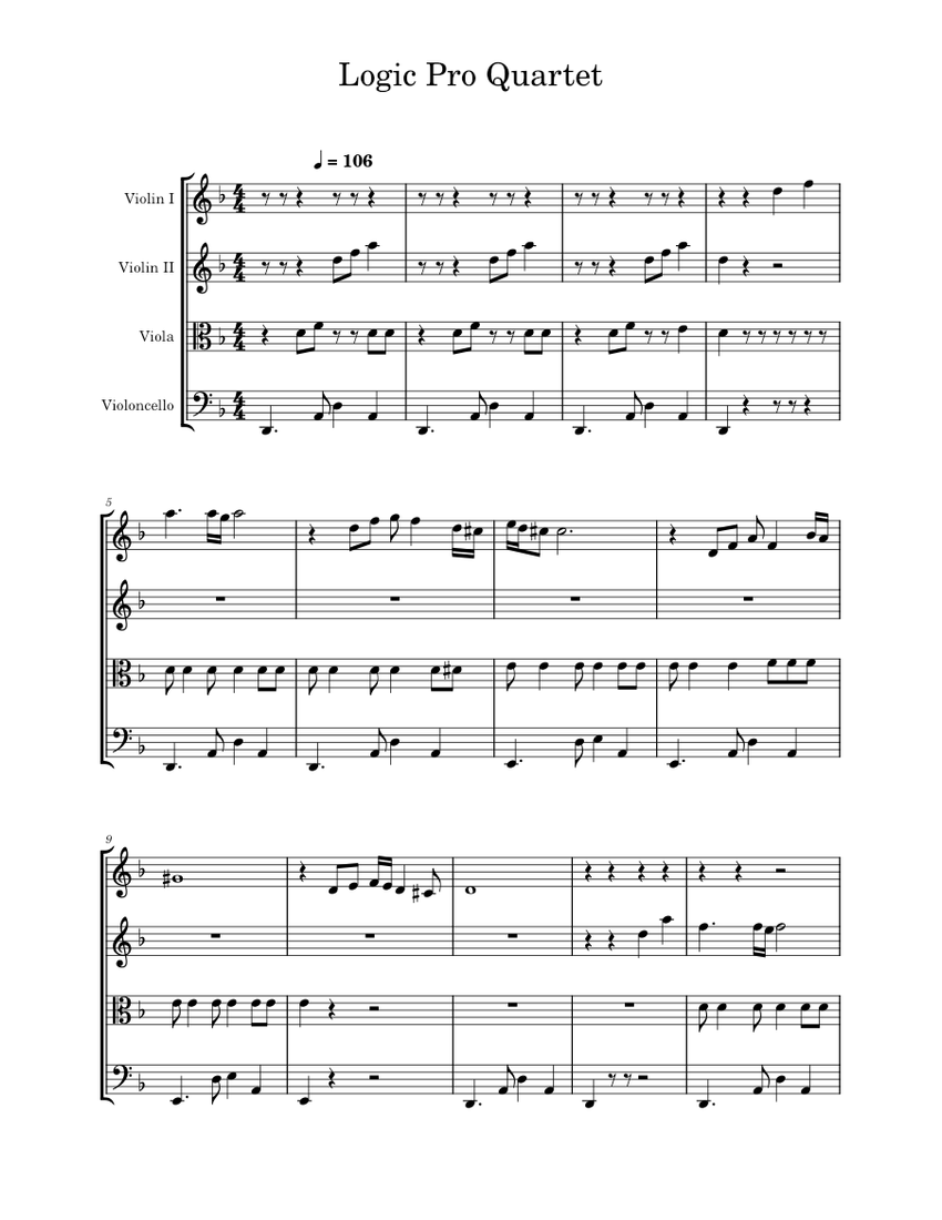 Logic Pro Quartet - piano tutorial