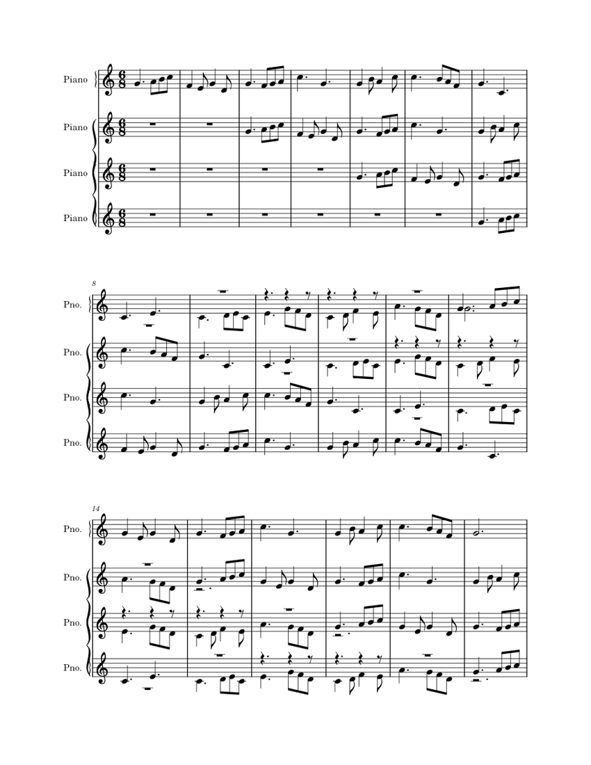 Round - piano tutorial