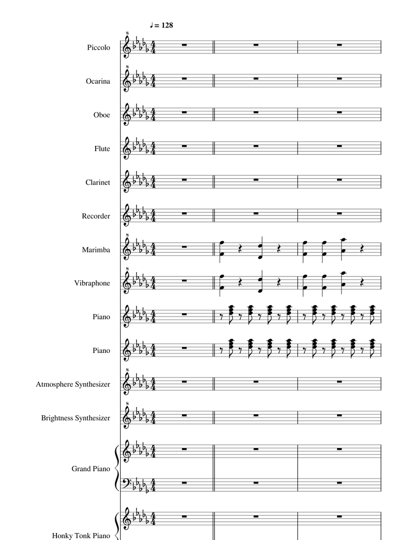 Cuckoo Clock - Quincas Moreira Sheet Music for Piano, Trombone, Tuba ...