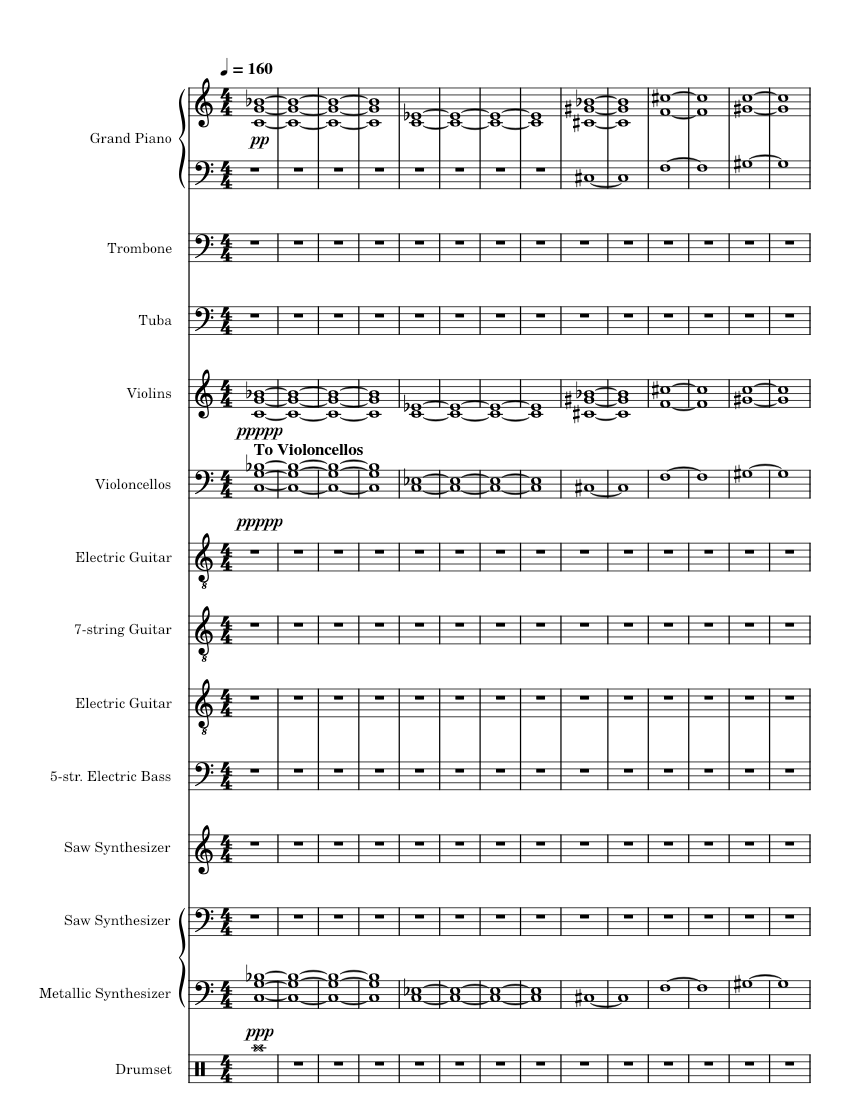 Minecraft Nether Theme but I took creative liberties Sheet Music for ...