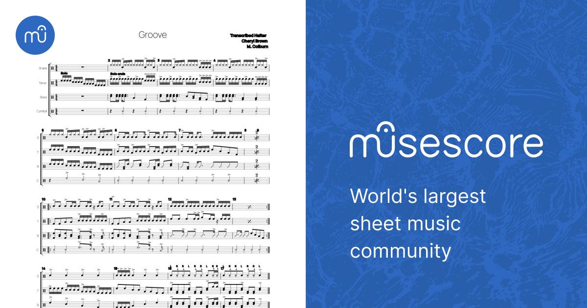 Groove – McClain High School Groove Sheet music for Tuba, Bass guitar ...