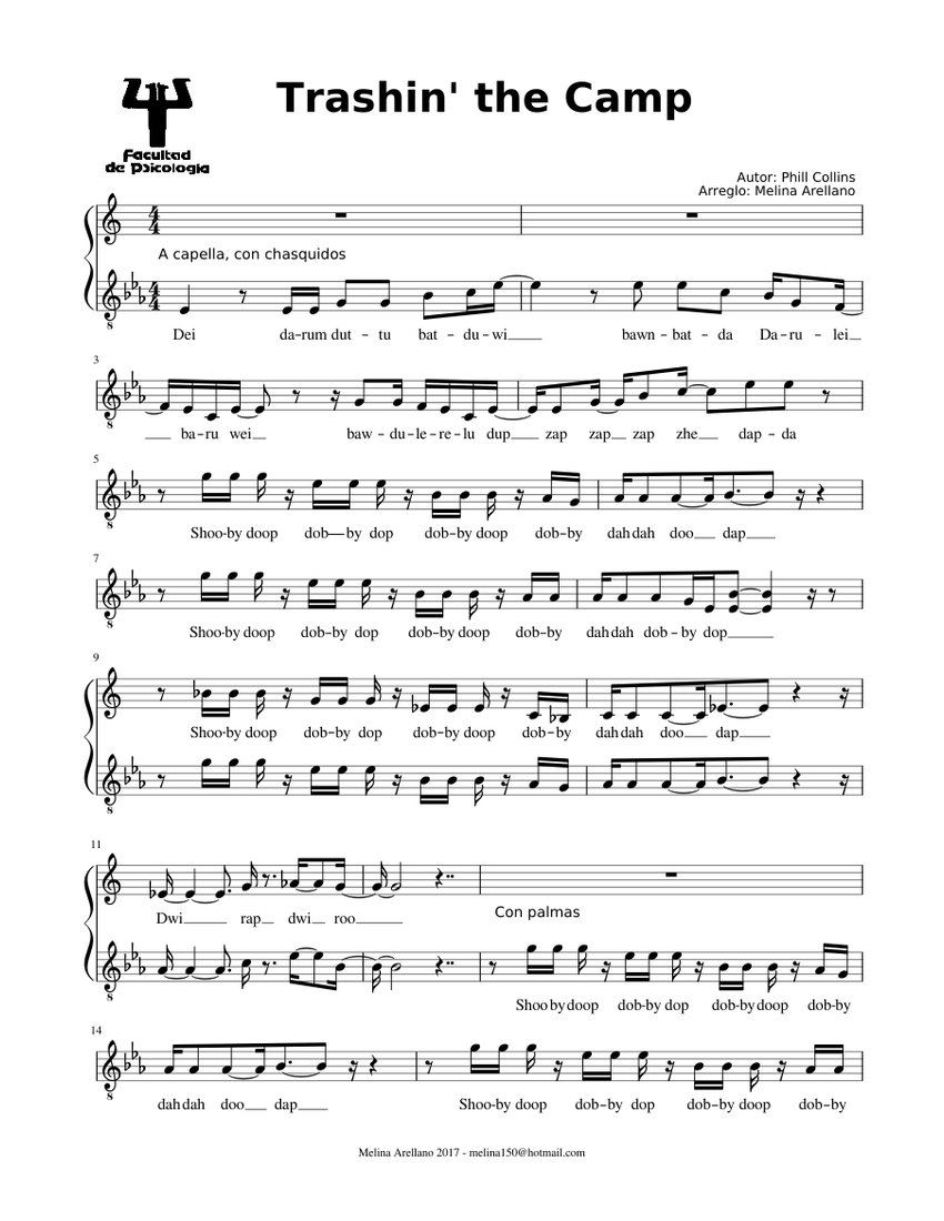 Trashin' the Camp Sheet music for Piano (Piano Duo) | Musescore.com