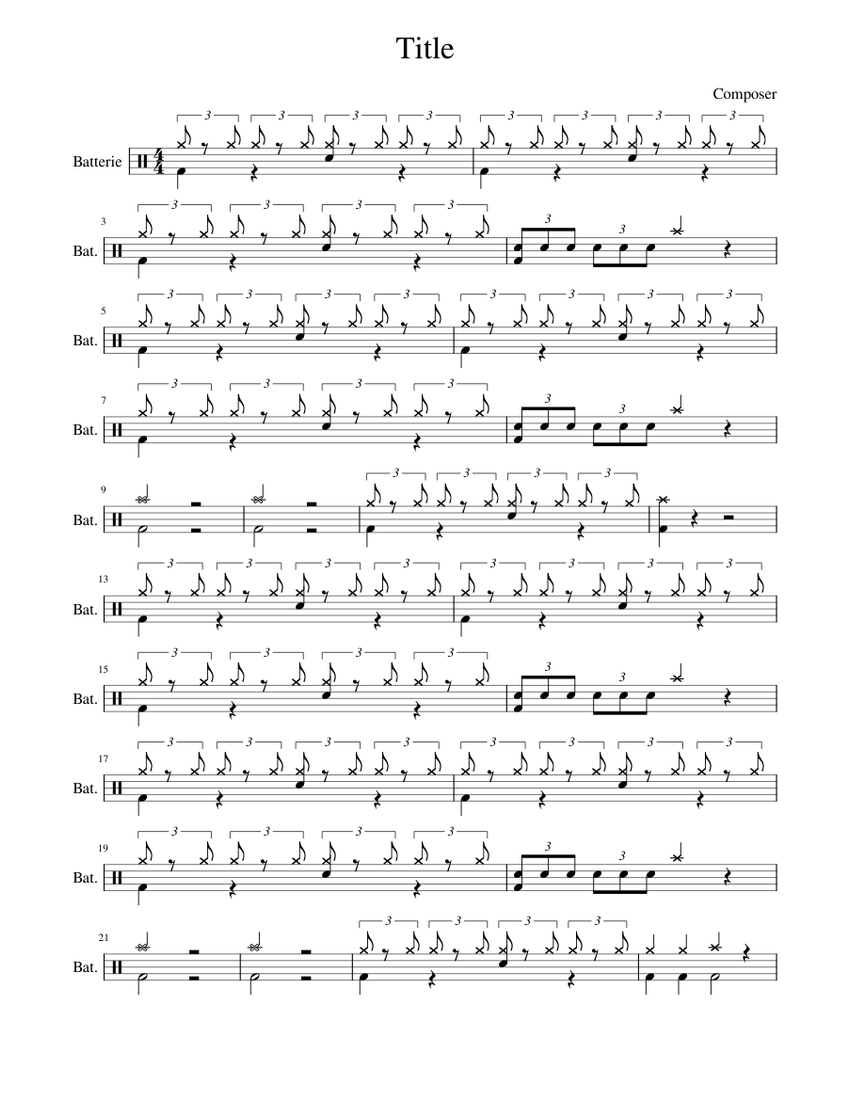 Take A Walk Anlexander Corbin Take A Walk Batterie Seul Sheet Music take-a-walk-anlexander-corbin-take-a-walk-batterie-seul-sheet-music