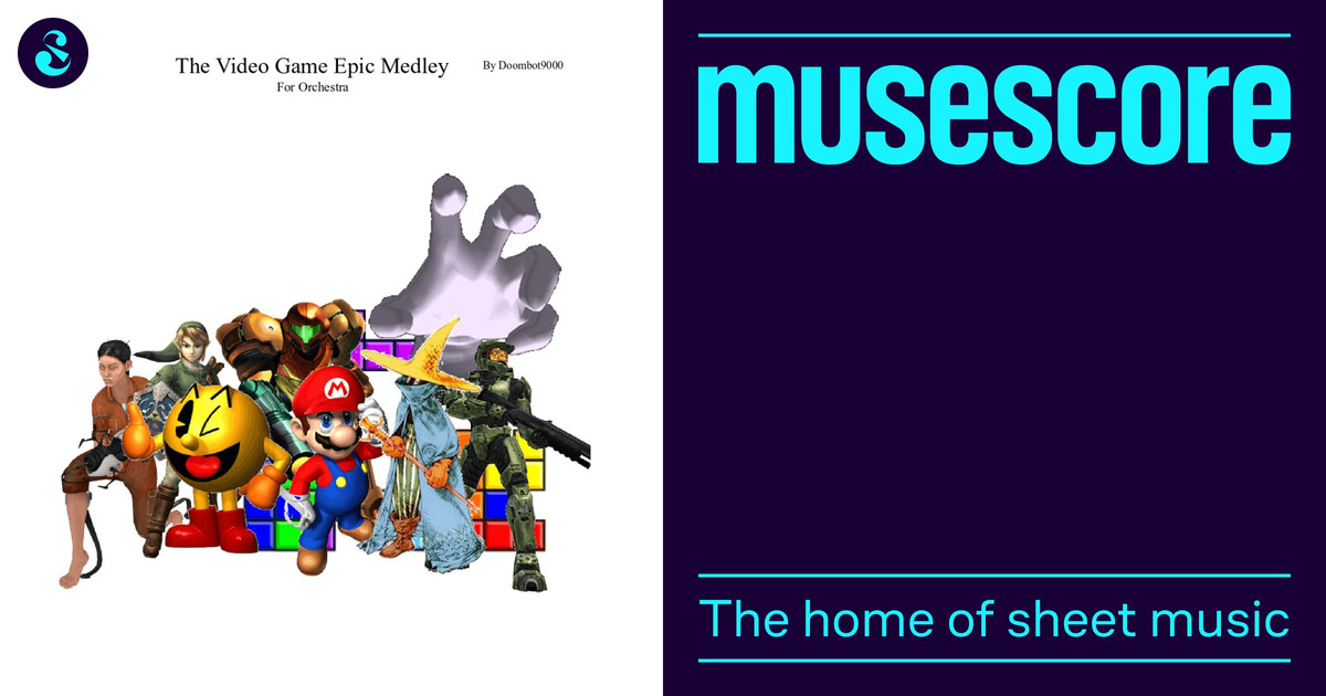 The Video Game Epic Medley: For Orchestra Sheet Music for Piano ...