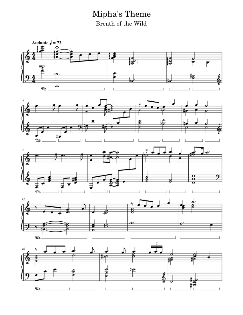 Reunion: Mipha (Mipha's theme) – Iwata, Yasuaki; Kataoka, Manaka; Wakai ...