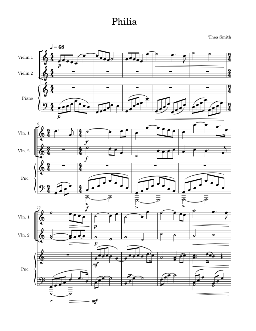 Philia Piano Tutorial