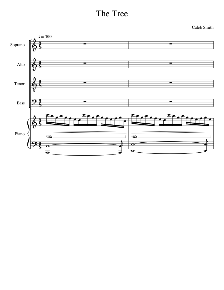 The_Tree Sheet music for Piano, Soprano, Alto, Tenor & more instruments ...
