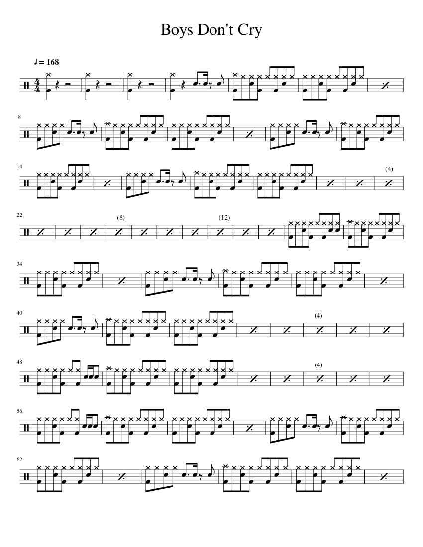 boy dont cry tab