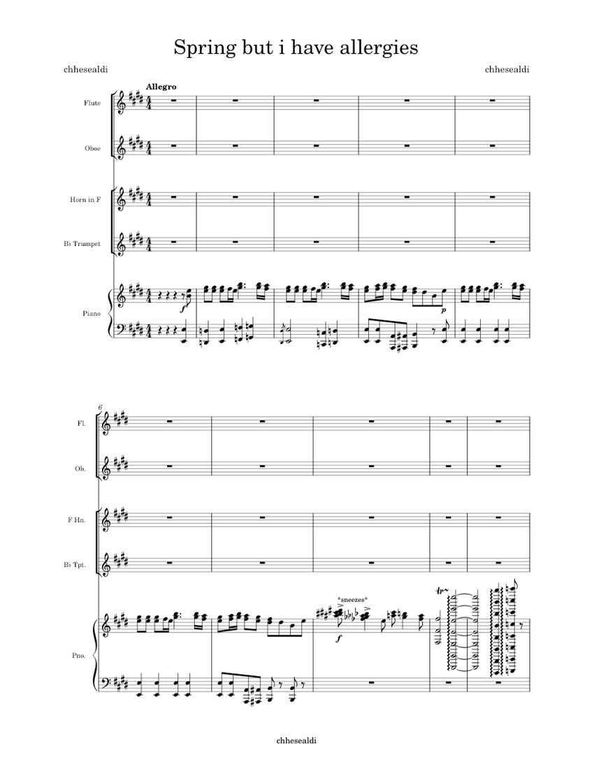 The four seasons - spring – Antonio Vivaldi Spring but i have allergies ...