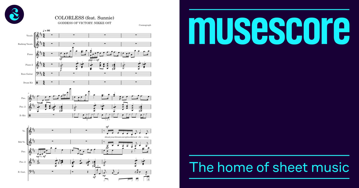 COLORLESS (feat. Sunnie) – Cosmograph | GODDESS OF VICTORY : NIKKE OST ...