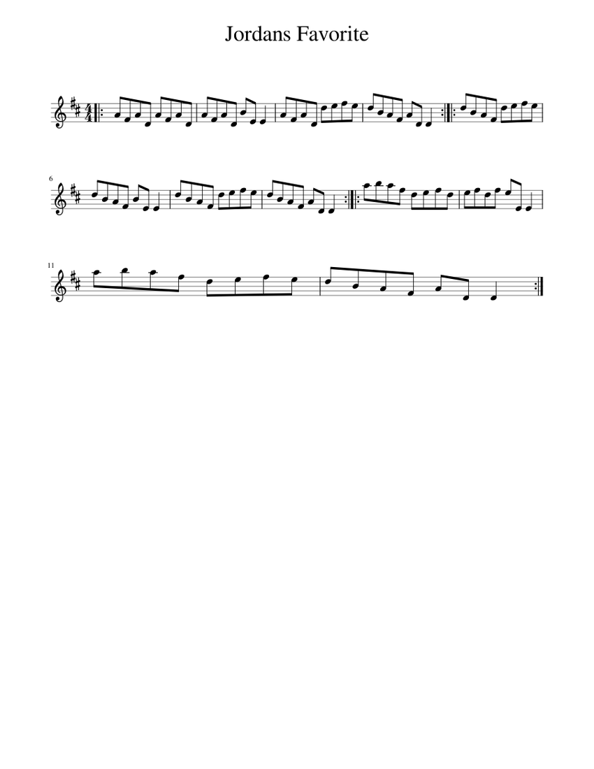 Jordans Favorite Sheet music for Piano (Solo) Easy | Musescore.com