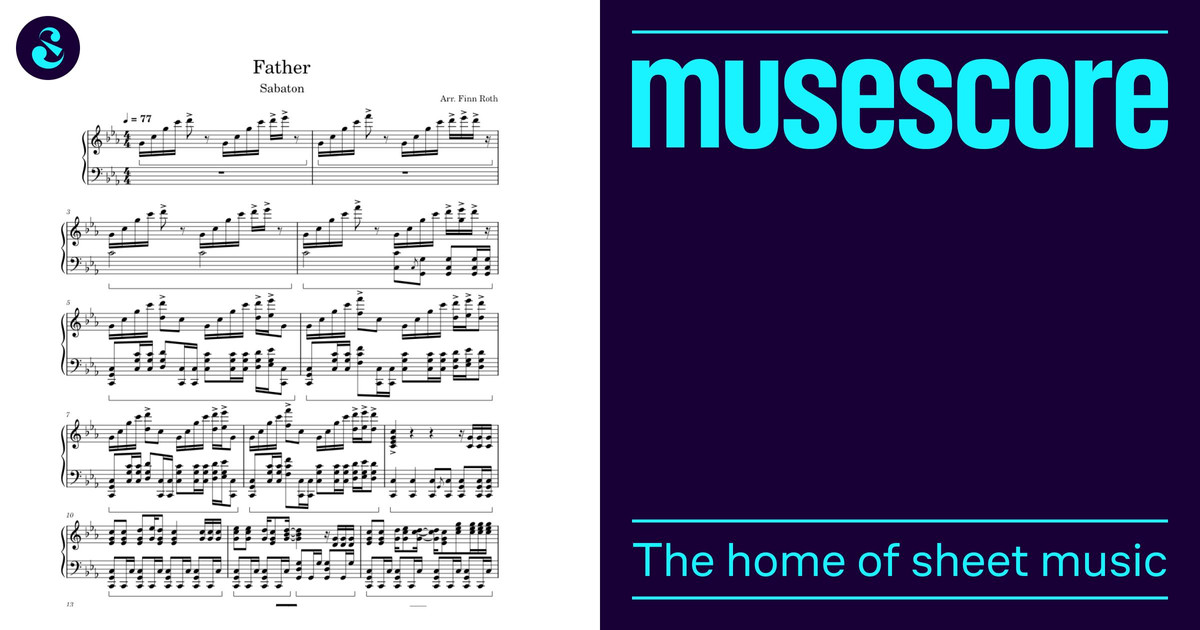 Father – Sabaton Sheet music for Piano (Solo) | Musescore.com