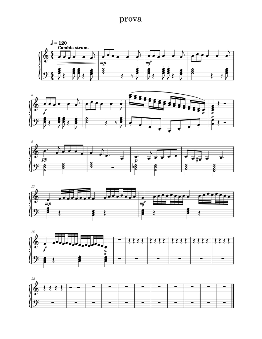 prova - piano tutorial