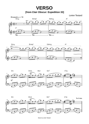 Verso – Lorien Testard - From Clair Obscur: Expedition 33 Sheet Music ...