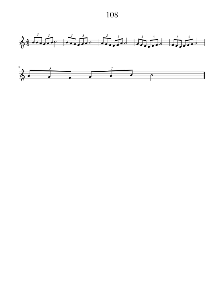108 Sheet music for Piano (Solo) Easy | Musescore.com