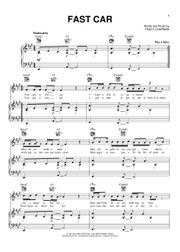 Fast Car Sheet music for Piano (Piano Duo) | Musescore.com